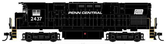 Atlas - Alco C425 Phase 2 w/Horizontal Headlight - ESU LokSound & DCC ...