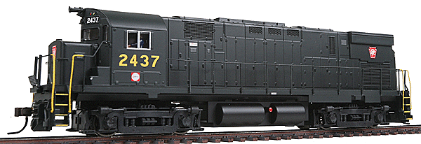 Atlas - Alco C425 Phase II - Standard DC - Master(R) Silver - Pennsylvania Railroad #2437 (dark ...