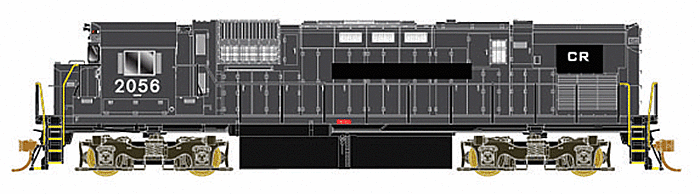 Bowser - Alco C430 - Standard DC - Conrail #2053 (Patched ex-PC, black ...