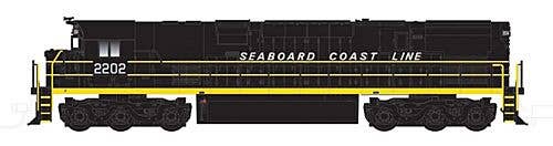 Atlas - Alco C628 Phase I w/Nose Headlight - Standard DC - Master(R) - Seaboard Coast Line #2202 ...