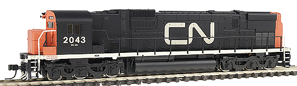 Atlas - Alco C630 - Standard DC - Master(R) - Canadian National #2043 (black, orange) - 150-54203