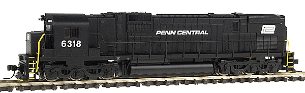 Atlas - Alco C630 - Standard DC - Master(R) - Penn Central #6318 (black, white) - 150-54208