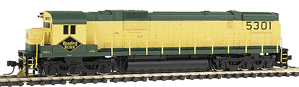 Atlas - Alco C630 - Standard DC - Master(R) - Reading #5301 (green, yellow) - 150-54211