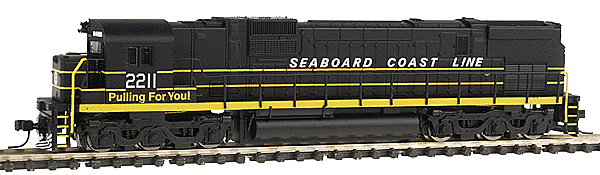 Atlas - Alco C630 - Standard DC - Master(R) - Seaboard Coast Line #2211 (black, yellow) - 150-54214