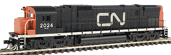 Atlas - Alco C630 w/DCC - Master(R) - Canadian National #2024 (black, orange) - 150-54300