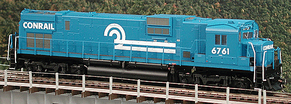 Bowser - Alco C630 w/Hi-Ad Trucks - Standard DC - Executive Line - Conrail #6761 (blue, white ...