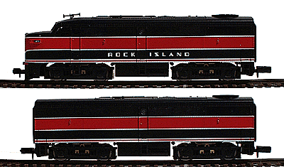 Life-Like - Alco Diesel FA1 Powered FB1 Set - Chicago, Rock Island ...