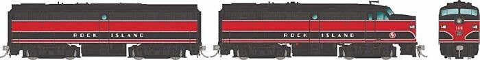 Rapido - Alco FA1-FB1 Set - Standard DC - Rock Island #160, 160B (black ...