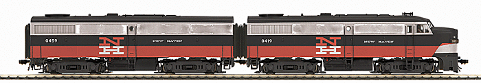 MTH - Alco FA1/FB1 Set w/Proto-Sound 3.0 & DCC - New Haven #0419 & 0459 ...