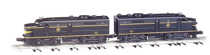 Bachmann - Alco FA2 A-A Set - Conventional 3-Rail - Williams(TM) Golden ...