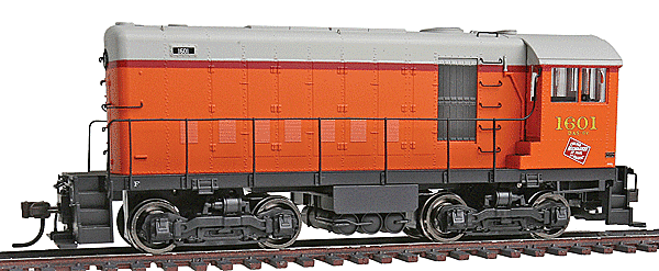 Atlas - Alco HH600/660 - Standard DC - Master(R) Silver - Milwaukee Road #1601 (orange, gray ...