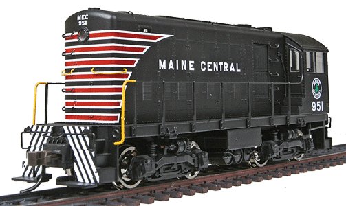 Atlas - Alco HH660 - Standard DC - Master(R) Silver - Maine Central #951 (black, red) - 150-10000428