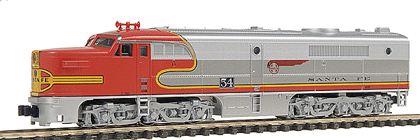 Kato - Alco PA1 - Standard DC - Santa Fe #54L - 381-1764102