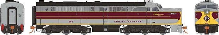 Rapido - Alco PA1 - Standard DC - Erie Lackawanna #852 (gray, maroon, yellow) - 606-23047