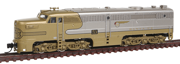 BLI - Alco PA1 w/Sound & DCC - Paragon2 - Santa Fe #53L (Goldbonnet ...