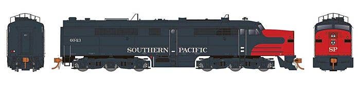 Rapido - Alco PA2 - Standard DC - Southern Pacific #6044 (gray, red ...