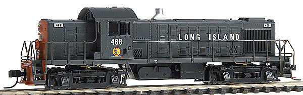 Atlas - Alco RS-1 - Standard DC - Long Island #466 (gray, orange) w/Friction-Bearing Trucks ...