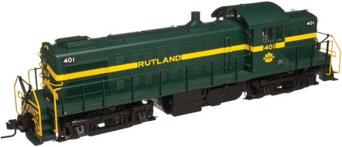 Atlas - Alco RS-1 - Standard DC - Master(R) Silver - Rutland #405 (green, yellow) - 150-10002105