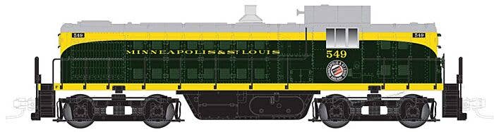 Atlas - Alco RS-1 - Standard DC - Master(R) Silver - Minneapolis & St. Louis #232 (Post-1956 ...