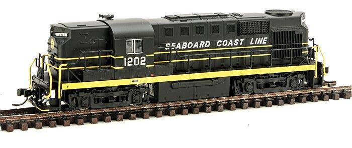 Atlas - Alco RS11 - Standard DC - Seaboard Coast Line #1202 (black, yellow, silver) - 150-40002608
