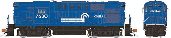 Rapido - Alco RS11 - Standard DC - Conrail 7630 (blue, white) - 606-31001
