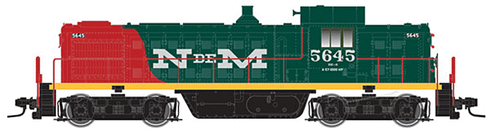 Atlas - Alco RS1 - Standard DC - Master(R) Silver - Nacionales de Mexico #5645 (green, orange ...