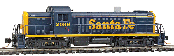 Walthers - Alco RS2 - Standard DC - PROTO N(TM) - Santa Fe #2099 (blue ...