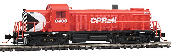 Walthers - Alco RS2 - Standard DC - PROTO N(TM) - Canadian Pacific #8400 (Action Red, black ...