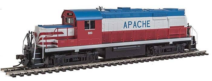 Atlas Trnm - Alco RS36 - Standard DC - Apache Railway #800 (red, white ...