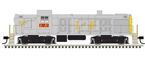 Atlas - Alco RS3 - ESU LokSound & DCC - Classic Silver - Louisville & Nashville #110 (gray ...