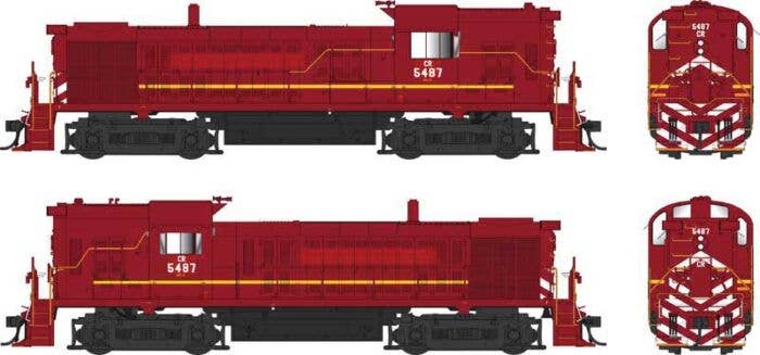 Bowser - Alco RS3 Hammerhead High Hood - Standard DC - Conrail #5487 ...