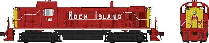 Bowser - Alco RS3 Phase 1 - Standard DC - Rock Island #492 (red, yellow, white) - 6-25618