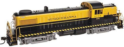Atlas - Alco RS3 - Standard DC - New York, Susquehanna & Western #104 (yellow, black) - 150-40002212