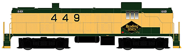 Atlas - Alco RS3 - Standard DC - Reading #449 (green, yellow) - 150-8309