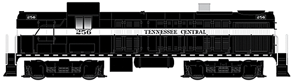 Atlas - Alco RS3 - Standard DC - Tennessee Central #250 (black, white) - 150-8312