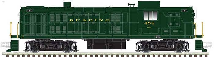 Atlas - Alco RS3 - Standard DC - Classic Silver - Reading 450 (dark green, gold) - 150-10003031