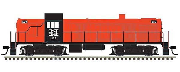Atlas - Alco RS3 - Standard DC - Classic Silver - New Haven #551 (orange, black) - 150-40005478