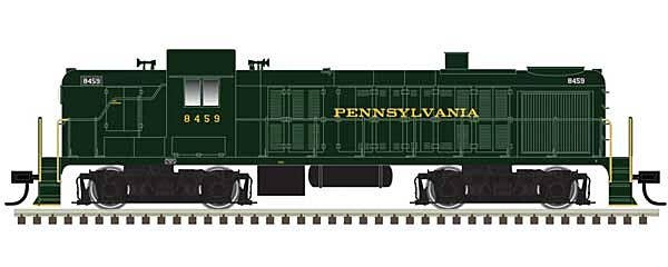 Atlas - Alco RS3 - Standard DC - Classic Silver - Pennsylvania Railroad #8462 (dark green ...