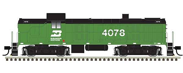 Atlas - Alco RS3 - Standard DC - Classic Silver - Burlington Northern #4058 (green, black) - 150 ...