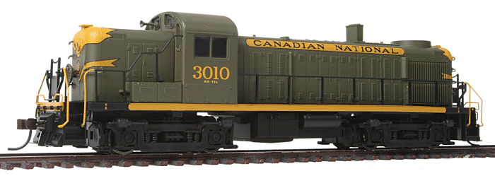 Atlas - Alco RS3 - Standard DC - Master(R) - Canadian National #3001 (green, yellow) - 150-10001292