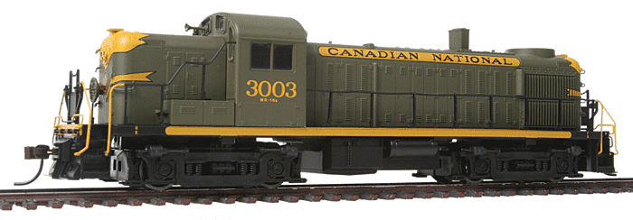 Atlas - Alco RS3 - Standard DC - Master(R) - Canadian National #3003 (green, yellow) - 150-10001293