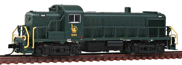 Atlas - Alco RS3 - Standard DC - Master(R) - Central Railroad of New Jersey #1544 (dark green ...