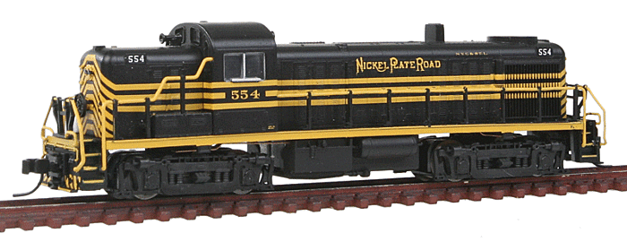 Atlas - Alco RS3 - Standard DC - Master(R) - Nickel Plate Road #554 (black, yellow) - 150-40000523