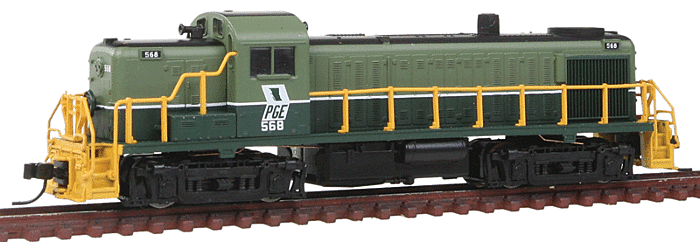 Atlas - Alco RS3 - Standard DC - Master(R) - Pacific Great Eastern #568 (2-Tone Green) - 150 ...