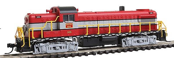 Atlas - Alco RS3 - Standard DC - Master(R) - Green Bay & Western #305 (red, gray, black) - 150-42064