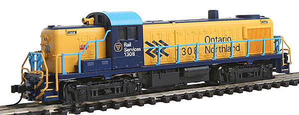 Atlas - Alco RS3 - Standard DC - Master(R) - Ontario Northland #1308 (orange, blue) - 150-42073