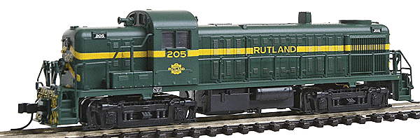 Atlas - Alco RS3 - Standard DC - Master(R) - Rutland #205 (green, yellow) - 150-42076