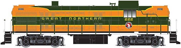 Atlas - Alco RS3, Water-Cooled Exhaust - Standard DC - Classic Silver - Great Northern #230 ...