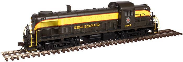 Atlas - Alco RS3, Water-Cooled Exhaust - Standard DC - Classic Silver - Seaboard Air Line #1648 ...