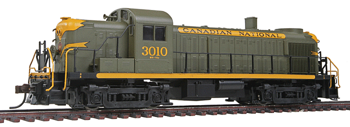 Atlas - Alco RS3 w/ESU LokSound & DCC - Master(R) - Canadian National #3001 (green, yellow ...